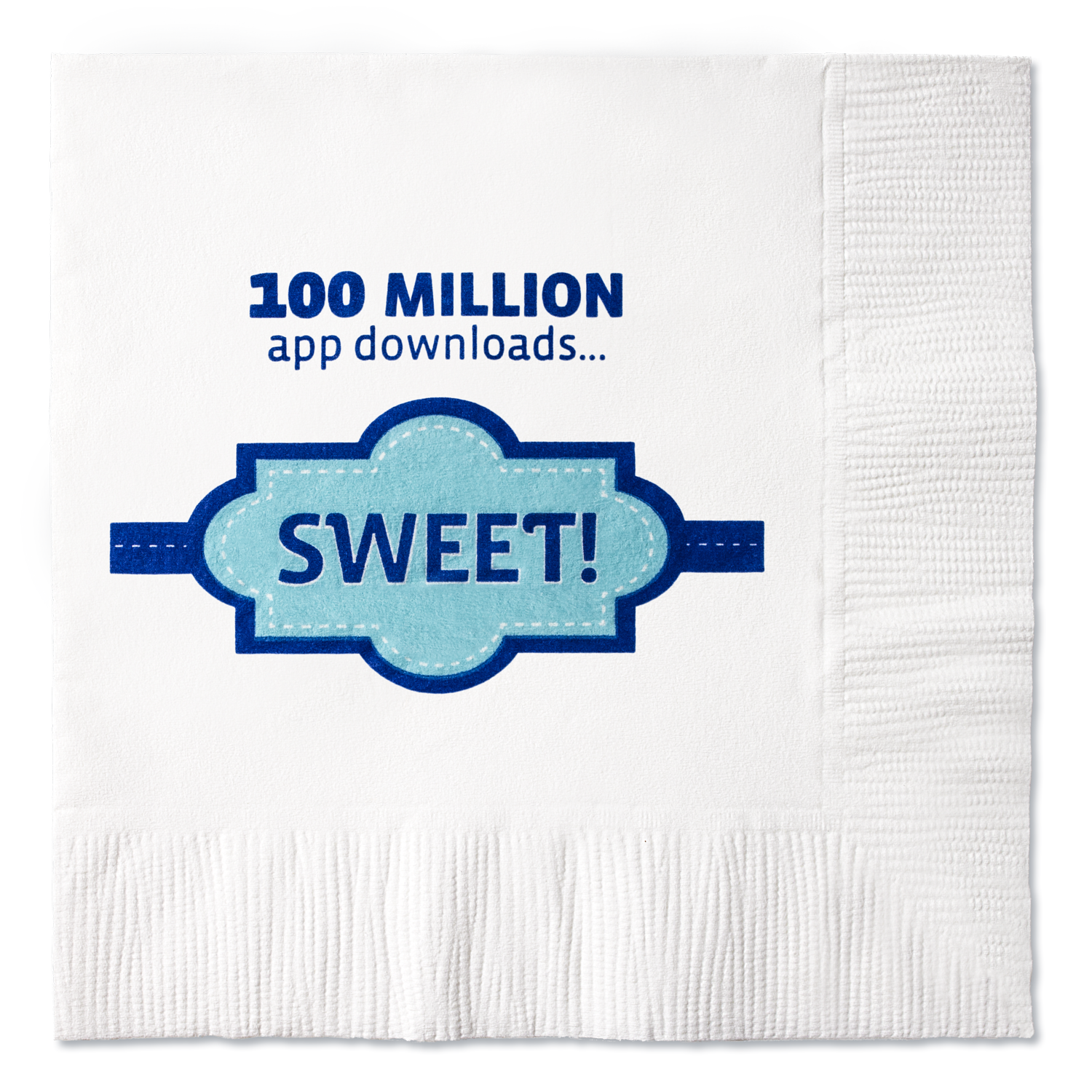 #B12 White 2-Ply Beverage Napkins